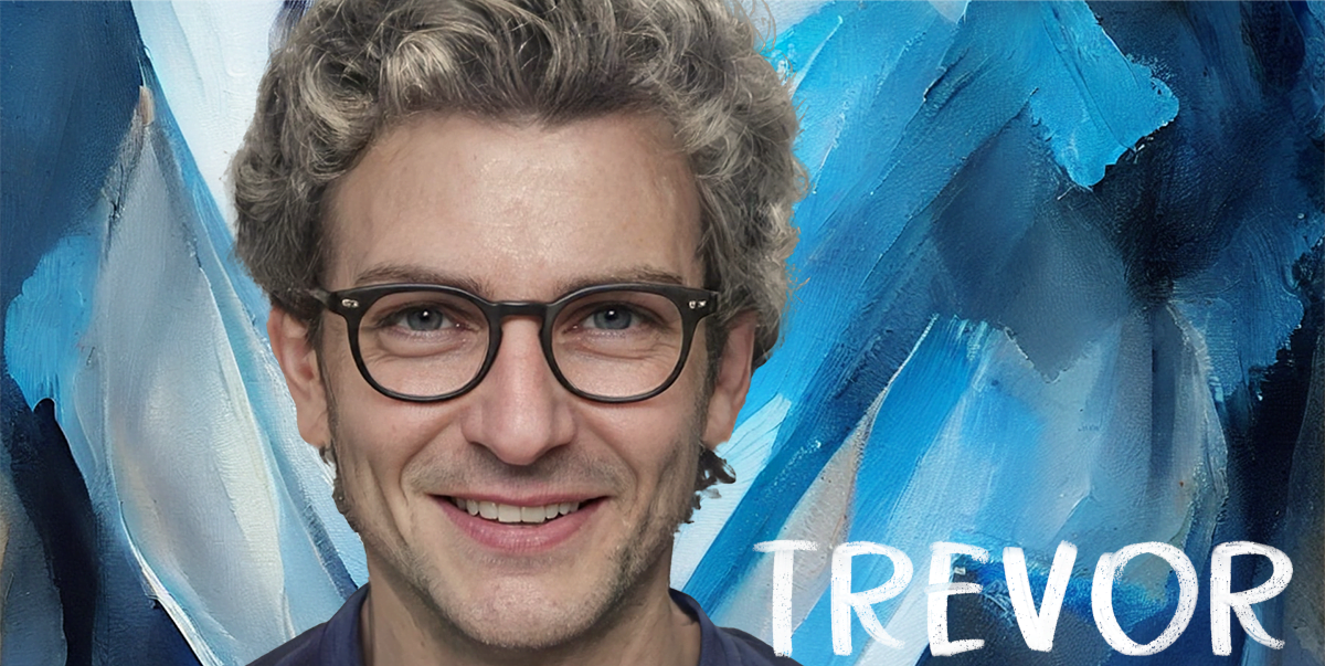 Meet Trevor Hanson - Painting Celia by Maya Bairey